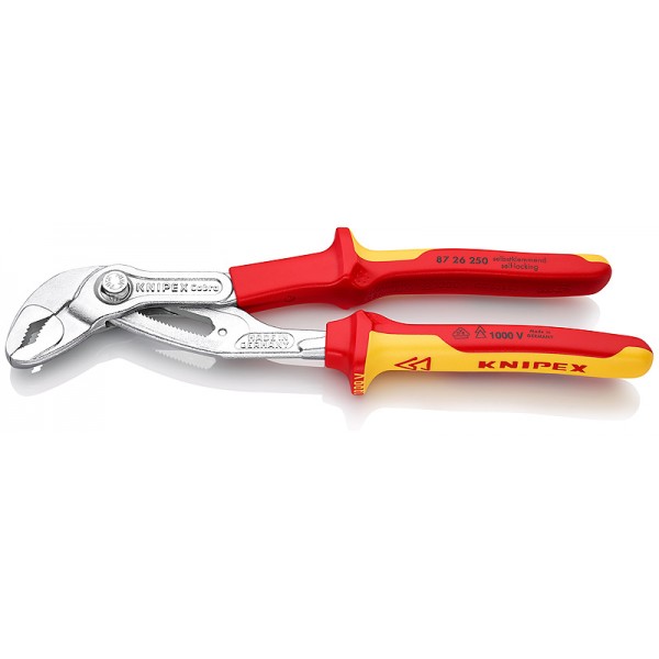 Высокотехнологичные сантехнические клещи Cobra VDE KNIPEX KN-8726250SB ...